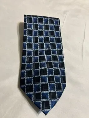 Louis Roth | Accessories | Louis Roth Blue Black Xl Tie 66 | Poshmark